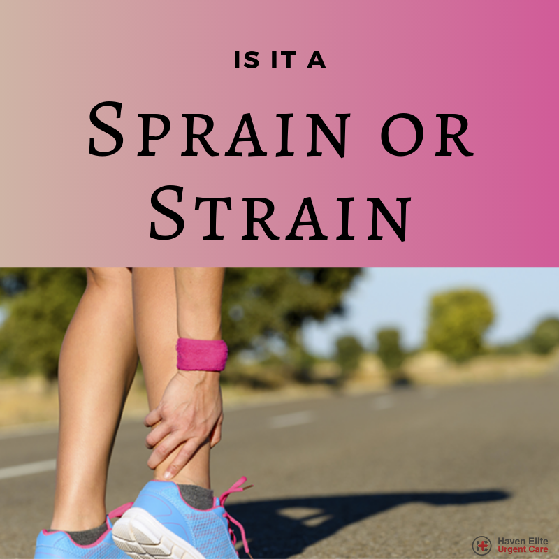 Is it a Sprain or a Strain: Symptoms on Overuse and Minor Injury